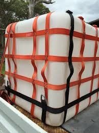 Lifting Polyester Cargo Netting , Flat Webbing Pickup Truck Bed Cargo Net