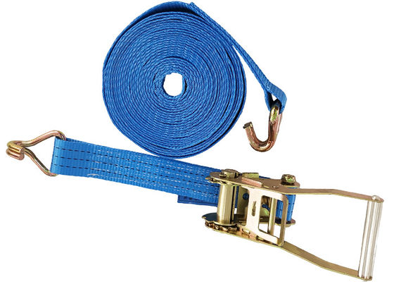 Blue Label Self Tightening Ratchet Straps , Ratchet Straps With Safety ...