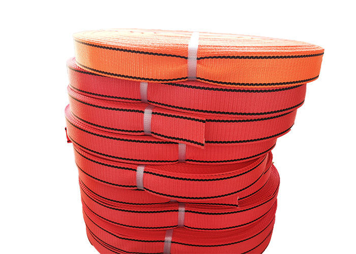 Anti Abrasion Polyester Webbing Roll Customized Sling Color High Safety ...