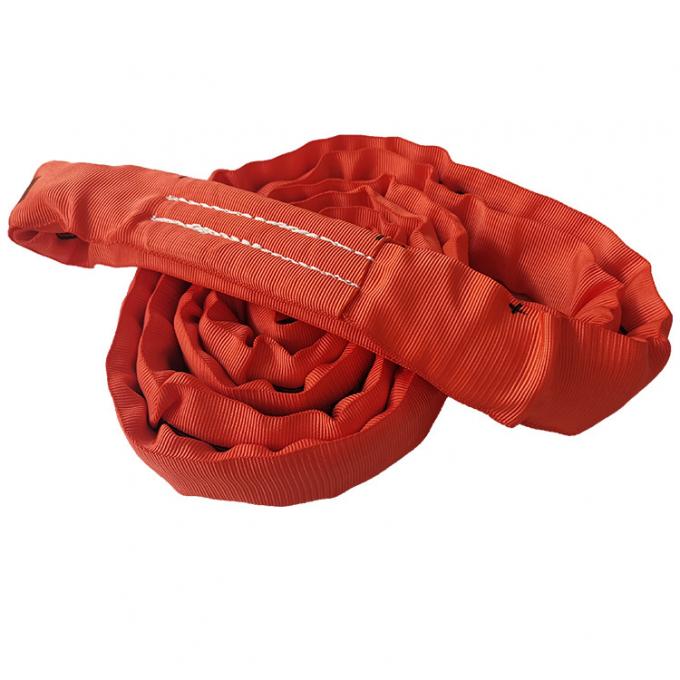 Foldable Safety Polyester Endless Round Sling EN 1492-2 5000kg Red ...