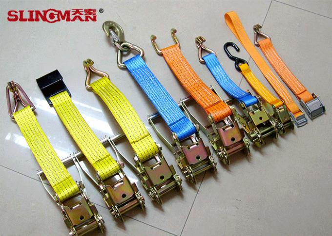 Open Hook Over The Wheel Tie Down Straps , Commercial Tie Down Straps ...